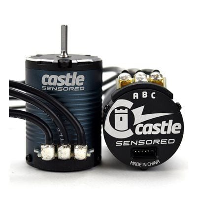 Castle Mamba Micro X2, 16.8V, WP Sensored ESC W / 1406-1900KV COMBO Crawler